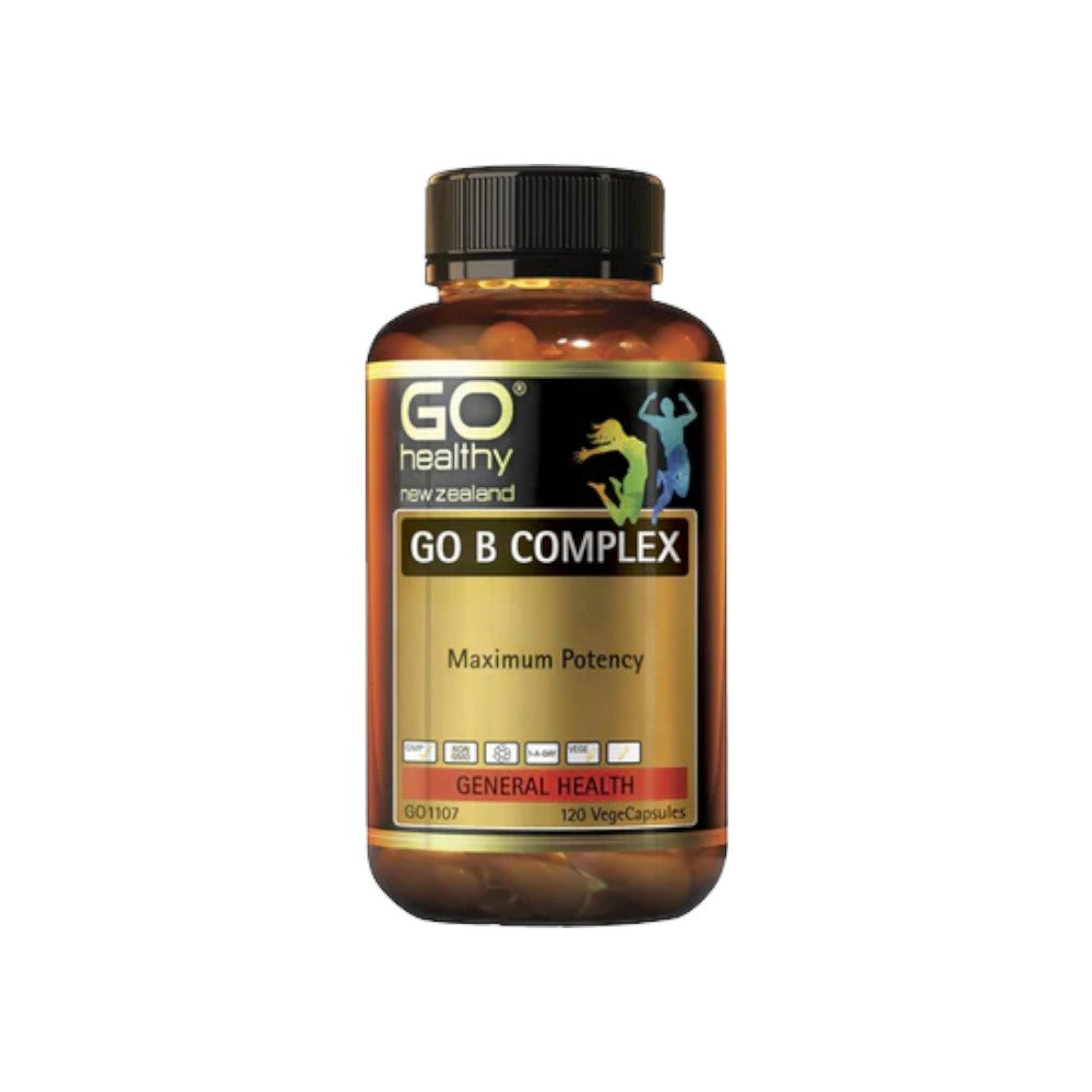 GO Healthy B Complex 120 Capsules - Energy & Stress Support NZ – Health ...